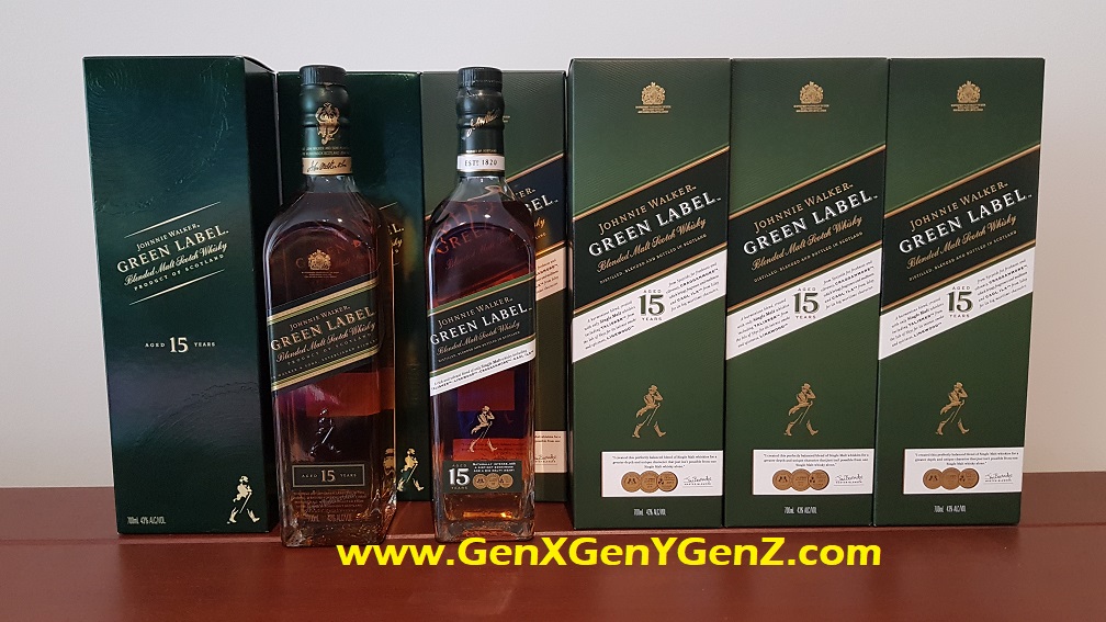 Johnnie Walker – XR 21, Platinum 18, New 18, Green Label 15 and New ...