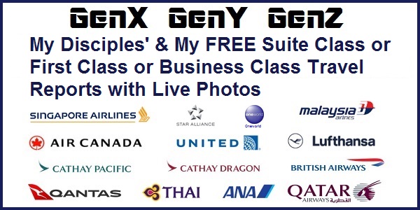 Fly Suite First Business Class for FREE | GenX GenY GenZ