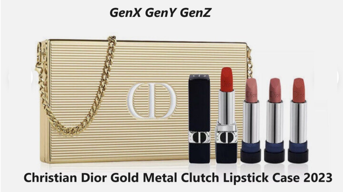 Christian Dior Lipstick Gold Metal Case Clutch – Rouge Dior Minaudiere ...