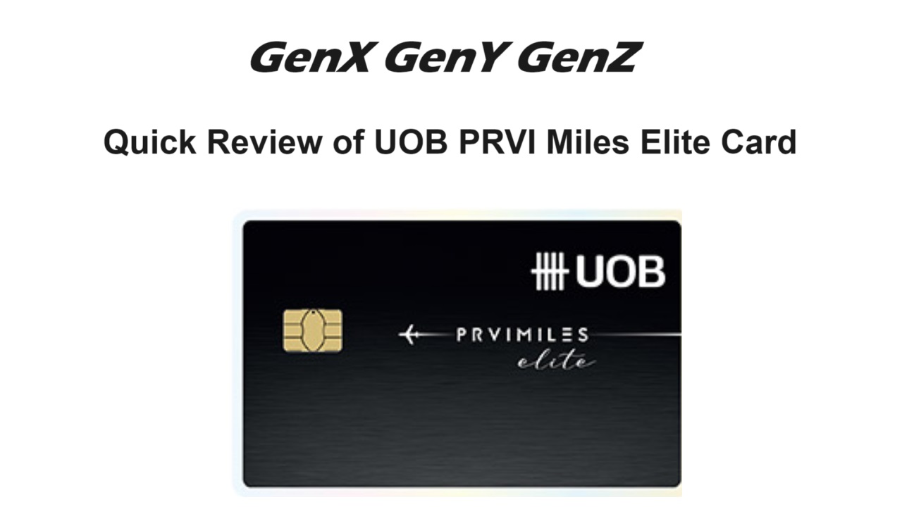UOB PRVI Miles Elite Card – Quick Review On One Of The Best Credit Card ...