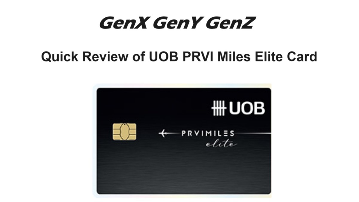 UOB PRVI Miles Elite Card – Quick Review On One Of The Best Credit Card ...