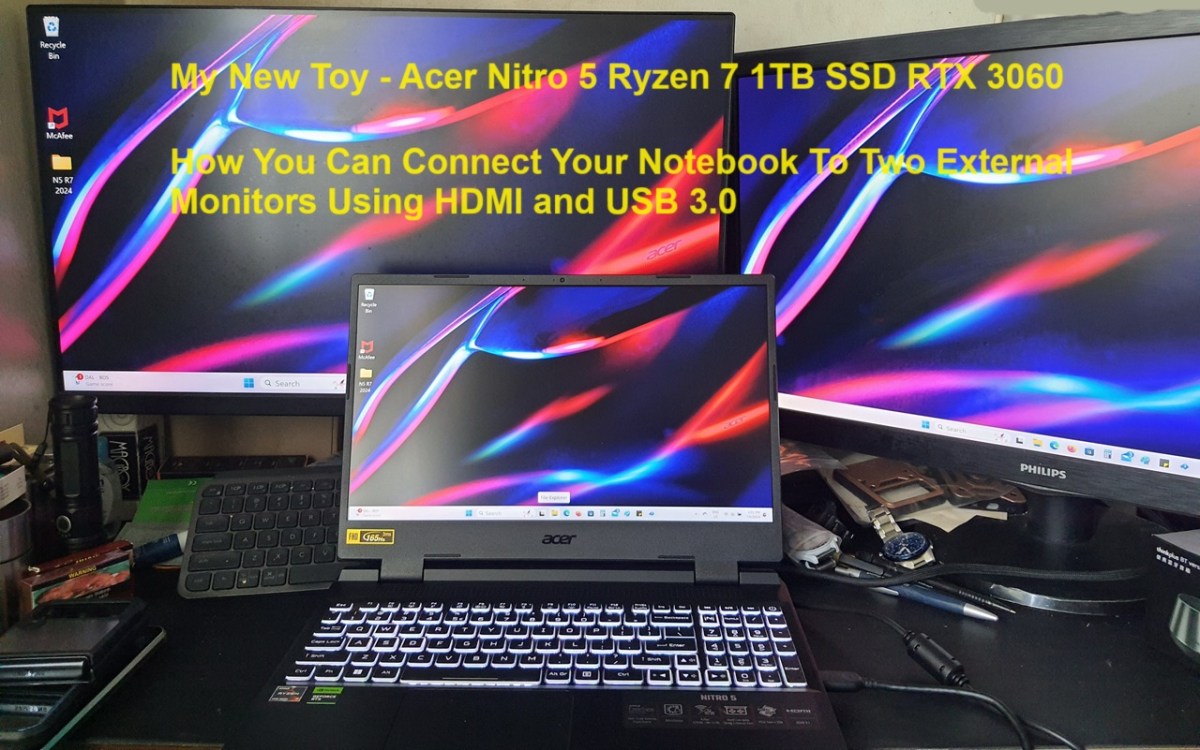 My New Toy – Acer Nitro 5 Ryzen 7 1TB SSD RTX3060. As Usual I Can ...