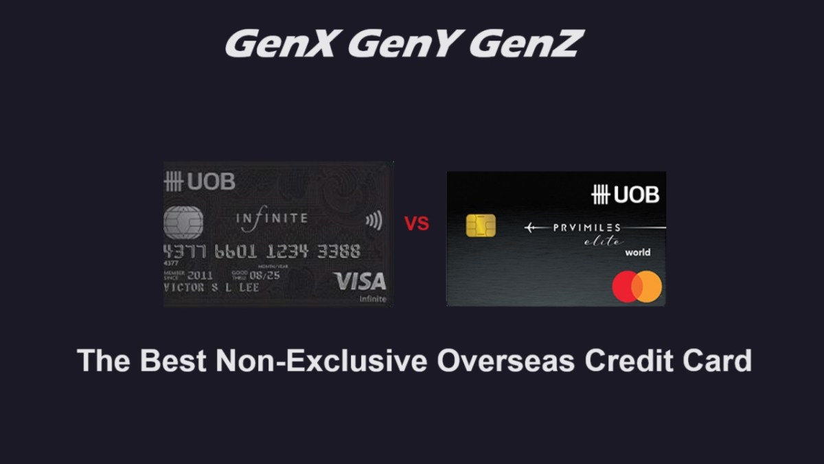 UOB Visa Infinite (Revised 15 Aug 2024) Versus UOB PRVI Miles Elite ...