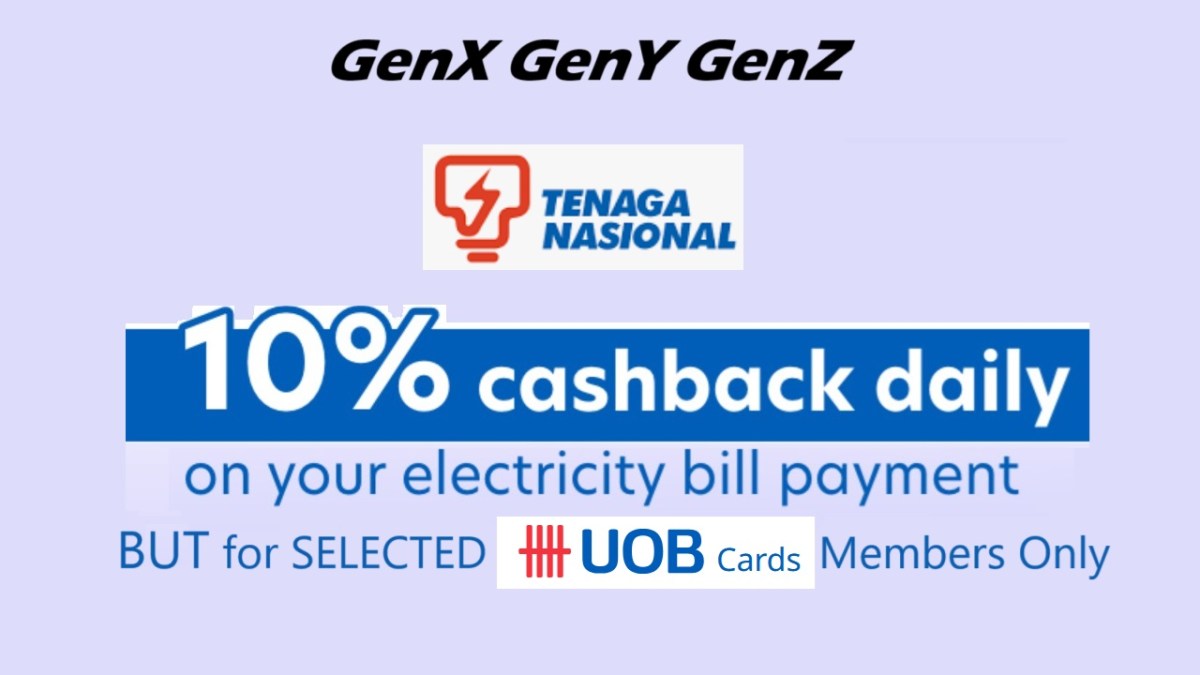 UOB Credit Card Cash Back For Your Tenaga Nasional Berhad Electricity ...