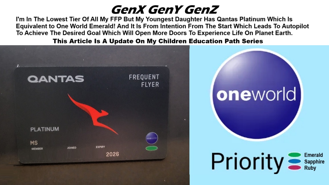 This Article Has 2 Parts. Part 1 – Qantas Platinum One World Emerald; and Part 2 – Update On ...