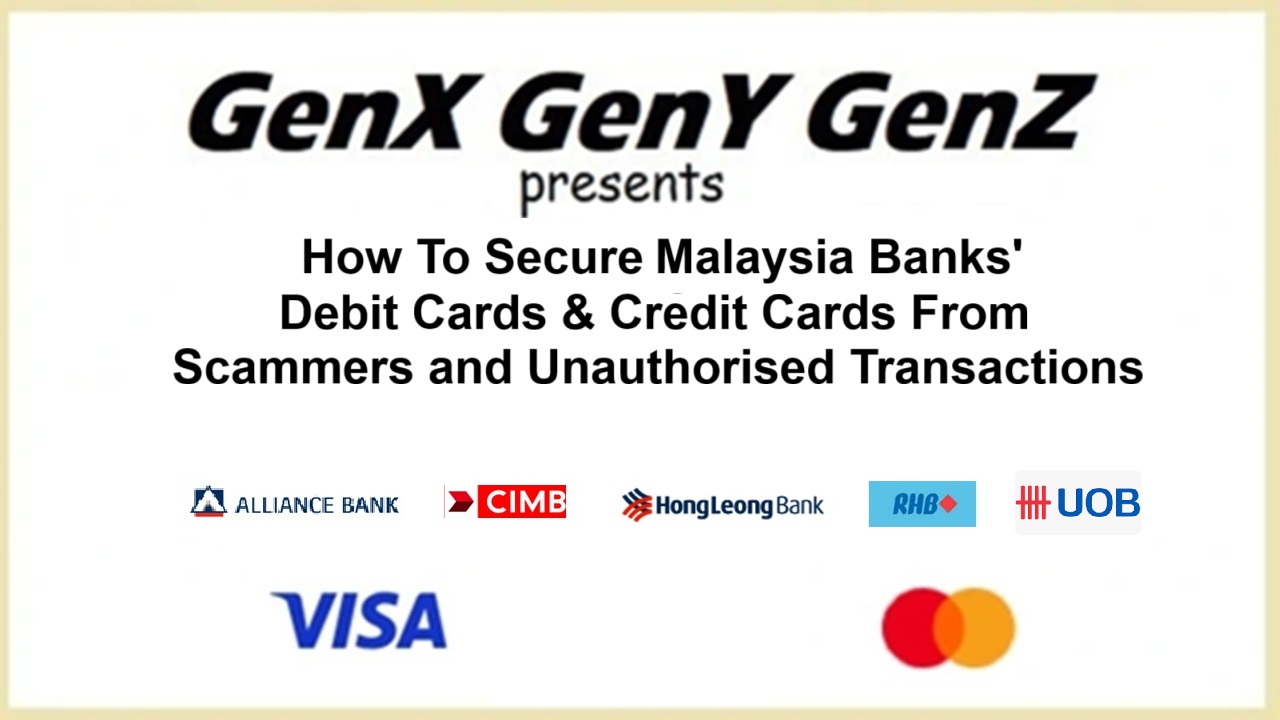 How To Deactivate and Set Maybank Debit Card Online Contactless and ...
